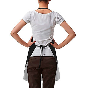 Personalized Apron for Women Custom Add Your Own Name Text Logo Photo Chef Kitchen Aprons Waterproof Cooking Adjustable Tie Apron Great Household Gifts for BBQ Grill Baking Unisex