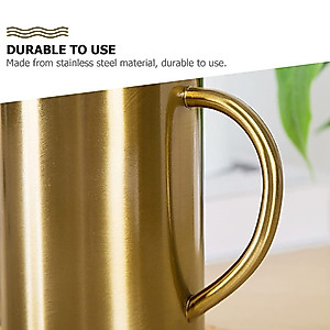 1pc Stainless Steel Watering Can Small Kids Watering Can Flower Watering Pot Spout Watering Pot Garden Water Pot Garden Watering Can Hand Watering Can Water The Flowers Tool Child