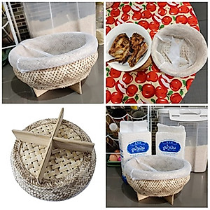 Heavens Tvcz Thai Rice Steamer Basket Sticky Rice or Pot Electric Cooker Asian Food Diameter 8.00 inches