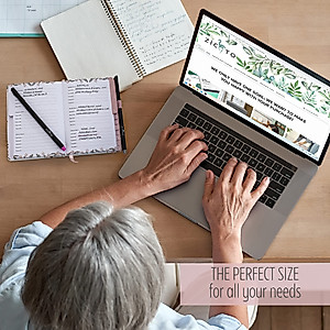 Simplified Floral Password Book with Alphabetical Tabs - Pocket Sized Internet Password Keeper – The Perfect Notebook w/Address Sections Saves All Your Passwords and Recently Placed Orders