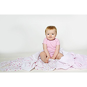 Hudson Baby Unisex Baby Cotton Muslin Swaddle Blankets, Foxes, 3-Pack