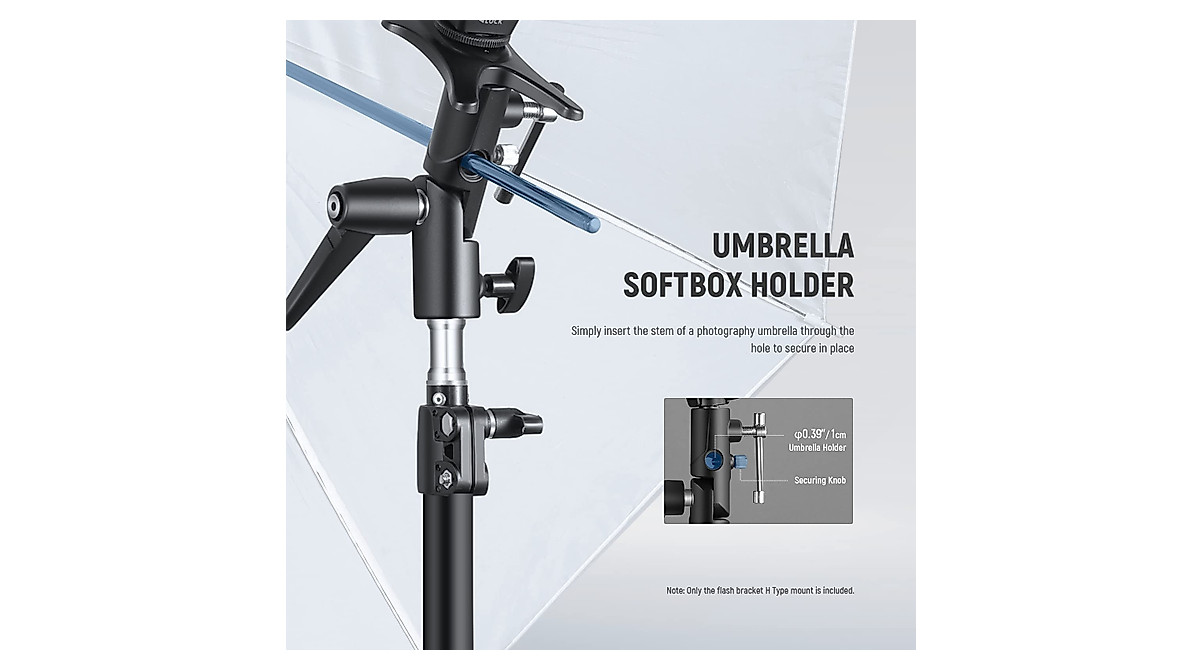 NEEWER Camera Flash Bracket H Type Mount - Versatile Adapter