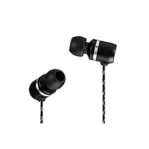KICKER Microfit 46EB94 Wired Earbuds | in-Ear Noise-Isolating Earphones Silicone Ear Tips 3 Sizes | in-Line Mic and Multi-Function Button | Clear Crisp Treble