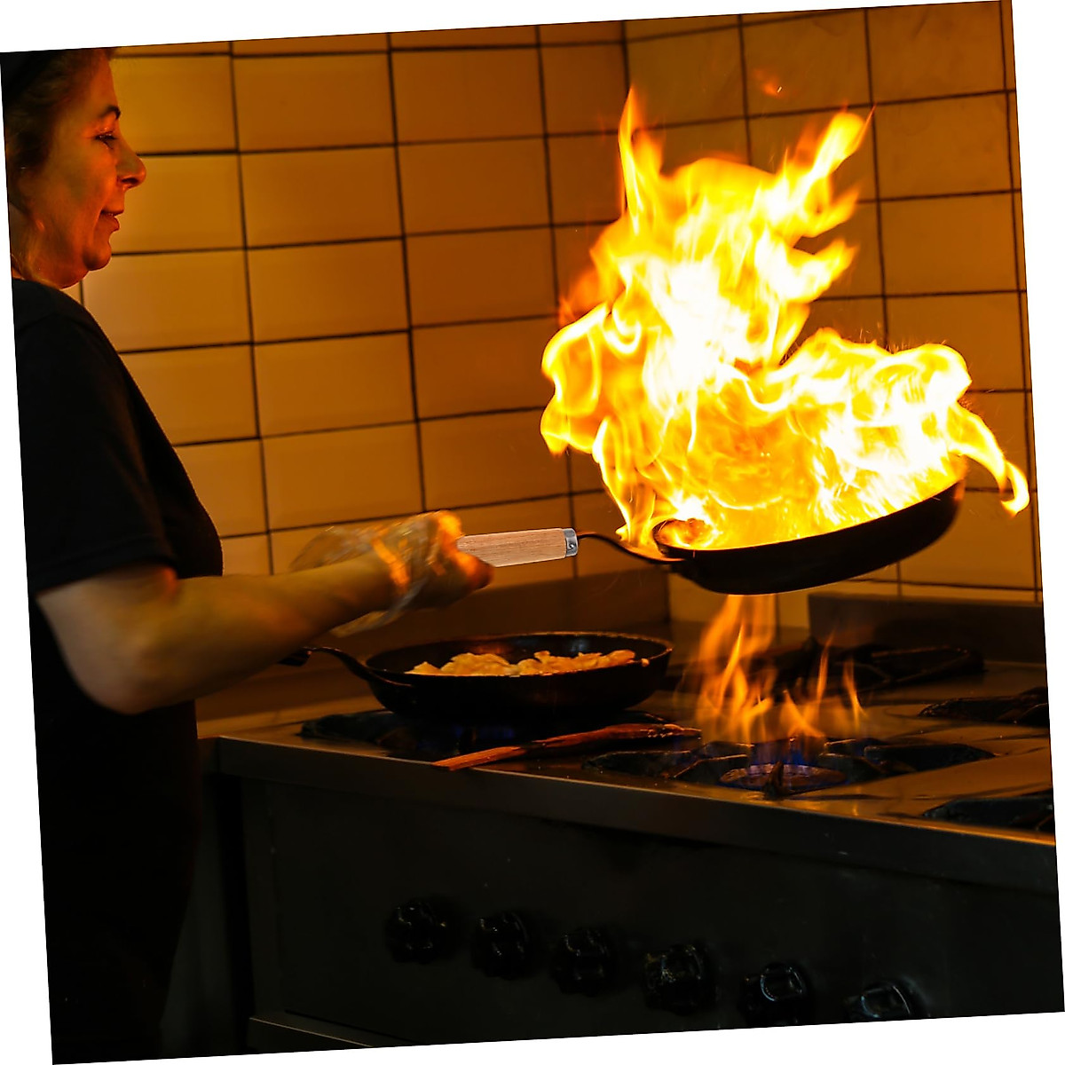 Yardenfun Saucepan Handle Stockpots Handle Cookware Handle Frying Pan Handle Wok Handle Replacement Pan Handle Pot Side Handle Fry Pot Grip Handle Pan Handles Wood Pot Handle Universal