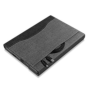 INFILAND Microsoft Surface Pro 7+/ Surface Pro 7 Plus Case Cover Compatible with Microsoft Surface Pro 7+/ Surface Pro 7/ Surface Pro 6/ Surface Pro 5/ Surface Pro 4 12.3 inch Tablets, Gray