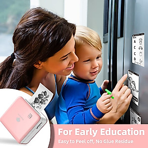 Phomemo Pocket Printer - M02 PRO, 300 dpi Higher Resolution, Bluetooth Sticker Mini Printer, Wireless Thermal Inkless Printer, Good for Photo, Art,Journal, Work,Study Notes,for iPhone & Android Phones