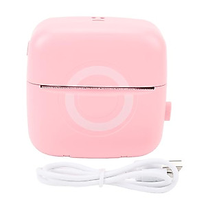 Yunseity Thermal Mini Printer, Bluetooth Cordless Inkless Pocket Printer, Portable Label Printer Sticker Maker Machine with APP, Photo Printer for Photo Journal Notes Memo for Kids