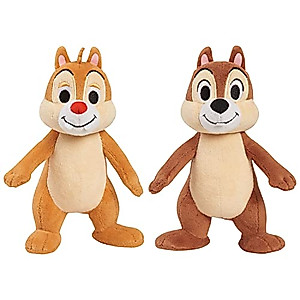 Disney Classic 6-inch Bean Plush Dale Small Stuffed Animal, Chipmunk, Super Soft Plush, Kids Toys for Ages 2 Up by Just Play