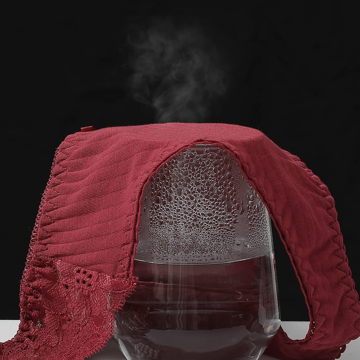 LEVAO 6 Pack G-String Thongs for Women, Cotton Panties Stretch T-back Tangas Low Rise Hipster Underwear,XL