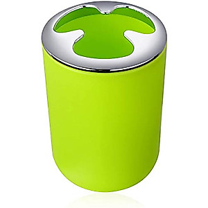 GangZhENgSd Bathroom Accessories Set 6 Piece Bathroom Accessories Set Includes Soap Dispenser, Toothbrush Holder, Toothbrush Cup, Soap Dish for Decorative Countertop and Housewarming Gift, Green