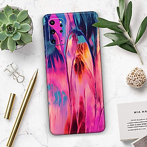 DesignSkinz Blurred Abstract Flow V24 Protective Vinyl Decal Wrap Skin Cover Compatible with The Samsung Galaxy S20 (Screen Trim & Back Glass Skin)