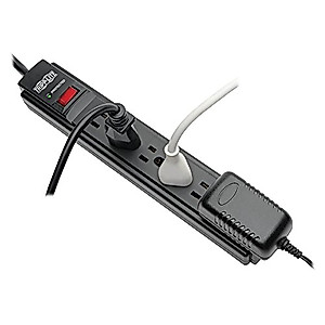 Tripp Lite Protect It! 6-Outlet Surge Protector w/ 15ft Cord, 790 Joules - Black