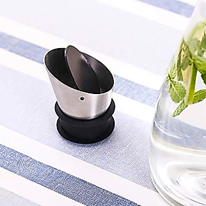 Purefold 40 Ounce Glass Carafe with Drip-Free Stainless Steel Lid, Ice Tea Pitcher, Juice jar, Tea & Coffee Maker, Perfect Drinkware for Hot and Cold Water Pitcher