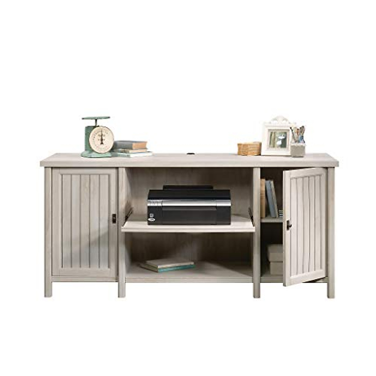 Sauder Costa Credenza, Chalked Chestnut finish