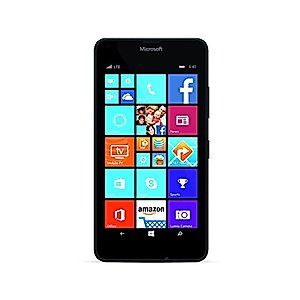 Microsoft Nokia Lumia 640 LTE RM-1072 8GB 5" Unlocked GSM Windows 8MP Camera Smartphone - Black - International Version No Warranty