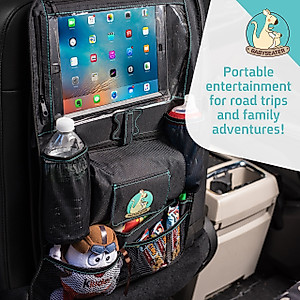 BABYSEATER Car Seat Organizer with Tablet Holder for Kids, XL