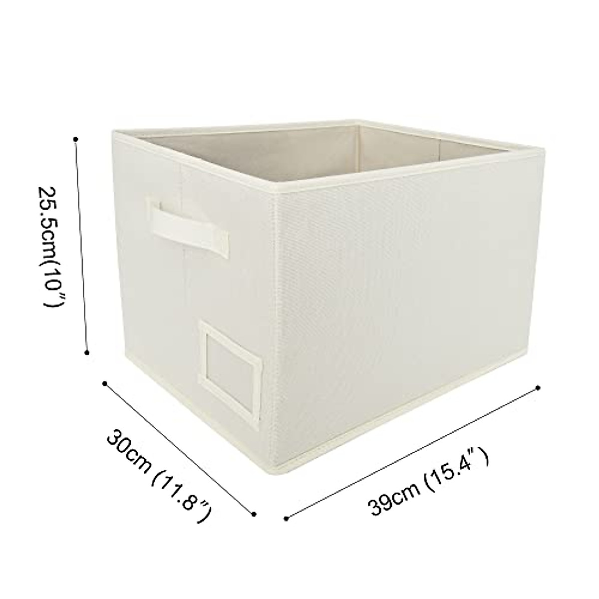 GRANNY SAYS Bundle of 3-Pack Rectangle Storage Bins & 3-Pack Closet Storage Bins with Lids