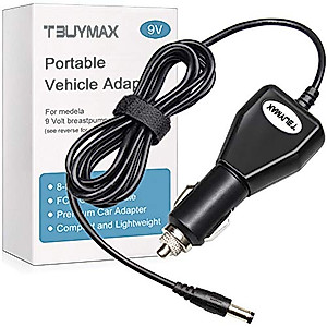 9 Volt Car Vehicle Adapter for Medela Pump-in-Style Advanced Breast Pump, CE FCC Approved Power Adapter Replaces Part # 67174
