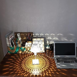 Marspeeder Crystal Table Lamp with 3-Color Dimmable Light, Portable USB Rechargeable LED Crystal Diamond Small Table Lamp, Touch Lamp for Bedroom,Wedding,Bars,Living Room,Office