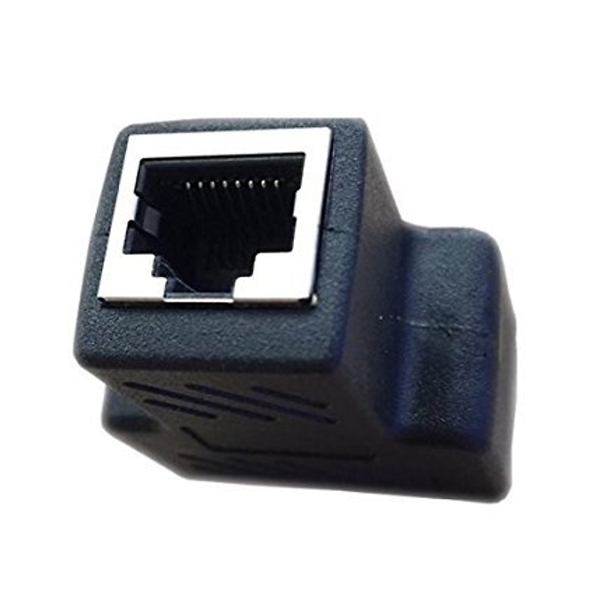 Qaoquda RJ45 Splitter Adapter 1 to 2 Dual Female Port CAT 5/CAT 6 LAN Ethernet Socket Splitter Connector Adapter