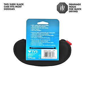 TYR 1LGPCASEALL Protective Goggle Case, Black