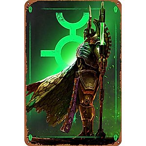 Necron Imotekh Stormlord 1 physical culture Poster Signs 8 x 12 Inch Decor Funny Chic Art Wall Decort Home Yard Signs Bar Hotel Cafe Pub Indoor Outdoor restauran