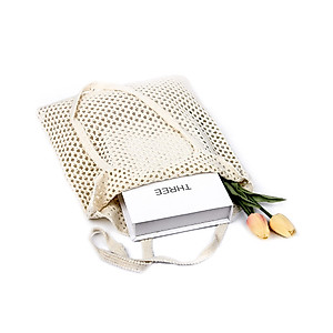 Stizimn Crochet Mesh Beach Tote Bag Shoulder Bag Handbags Knitting Hollow Summer Bag Hobo Bag Aesthetic for Women (Beige3)