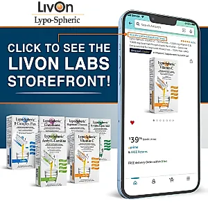 LivOn Laboratories Lypo–Spheric Liposomal Vitamin C 1000mg 30 Packets - No Sugar, Immune Support, Plant Based - Easy to Swallow, Absorbable, Convenient Individual Packets 100% Non–GMO, Gluten Free