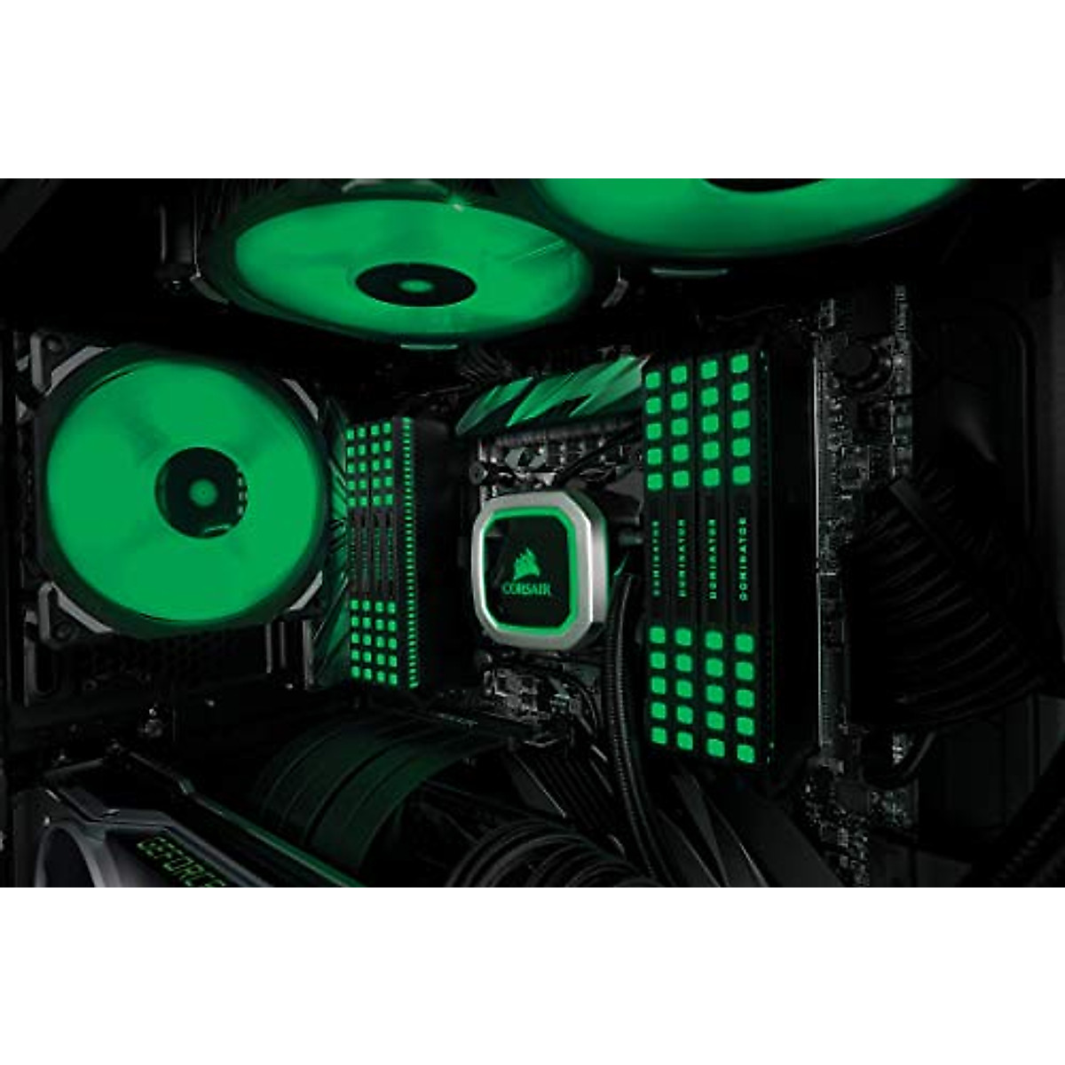 Corsair Dominator Platinum RGB 32GB (2x16GB) DDR4 3200 (PC4-25600) C16 1.35V Desktop Memory