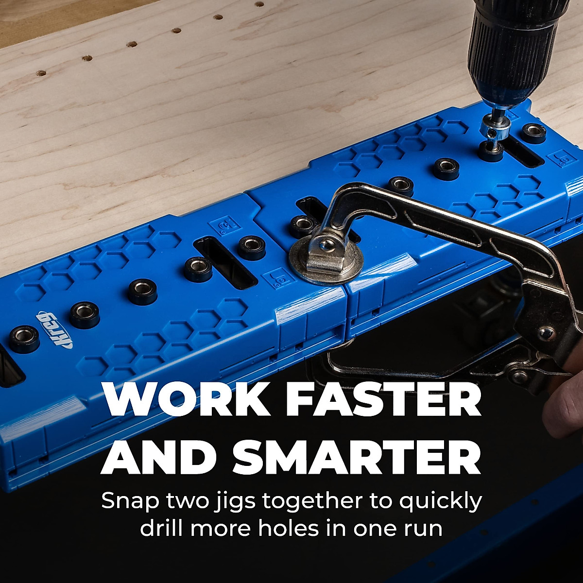 Kreg KMA3225 Shelf-Pin Jig 1/4" (6 mm) - Shelf Pin Drilling Jig ...