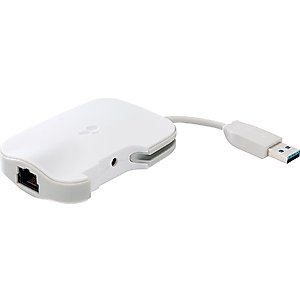 Kanex DualRole USB 3.0 to (3) Port USB Hub with Gigabit Ethernet Port (USB3GBIT3X)