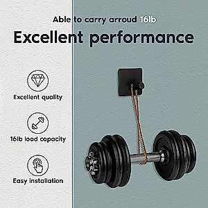 YMXDYM Adhesive Wall Hooks Heavy Duty Door Hanger Sticky Hooks 6 Pack Waterproof Stainless Steel for Bathrooms/Coat/Robe/Kitchen/Loofah/Washcloth