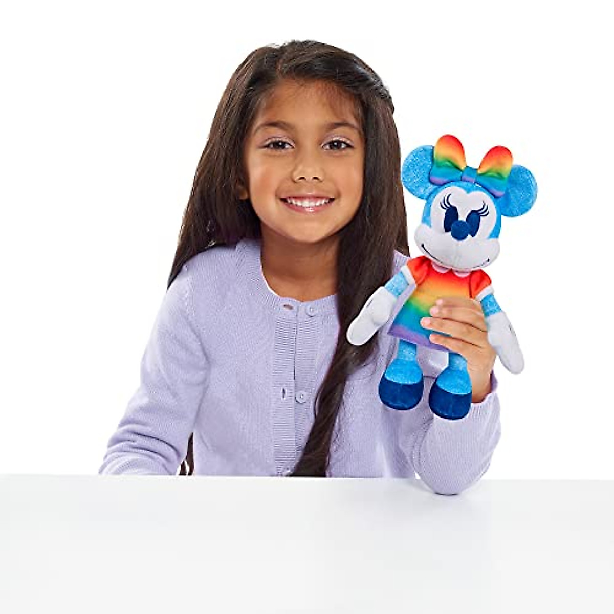 Disney Standard Pride Small Plush – Minnie Mouse, Just Play, Kids Toys for Ages 2 Up, Amazon Exclusive by Just Play