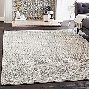 Artistic Weavers Chester Boho Moroccan Area Rug,5' Square,Grey