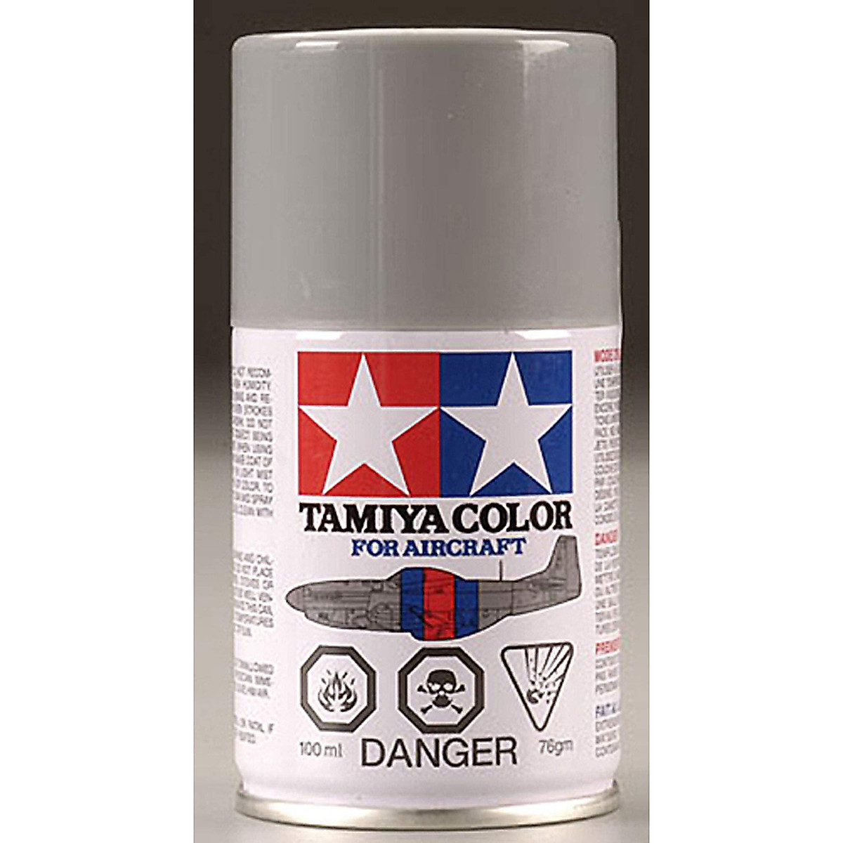Tamiya America, Inc Aircraft Spray Paint AS-7 Neutral Gray (USAF) 100ml, TAM86507