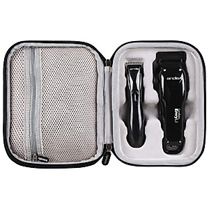 Aproca Hard Storage Travel Storage Case for Andis Professional Cordless Fade Combo Envy Li Clipper & Slimline Li Trimmer 75020