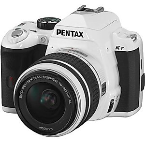 Pentax K-r 12.4 MP Digital SLR Camera with 3.0-Inch LCD and 18-55mm f/3.5-5.6 Lens (White)