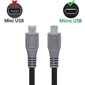 CERRXIAN USB Micro Male to Micro Male OTG Adapter Cable (1m)