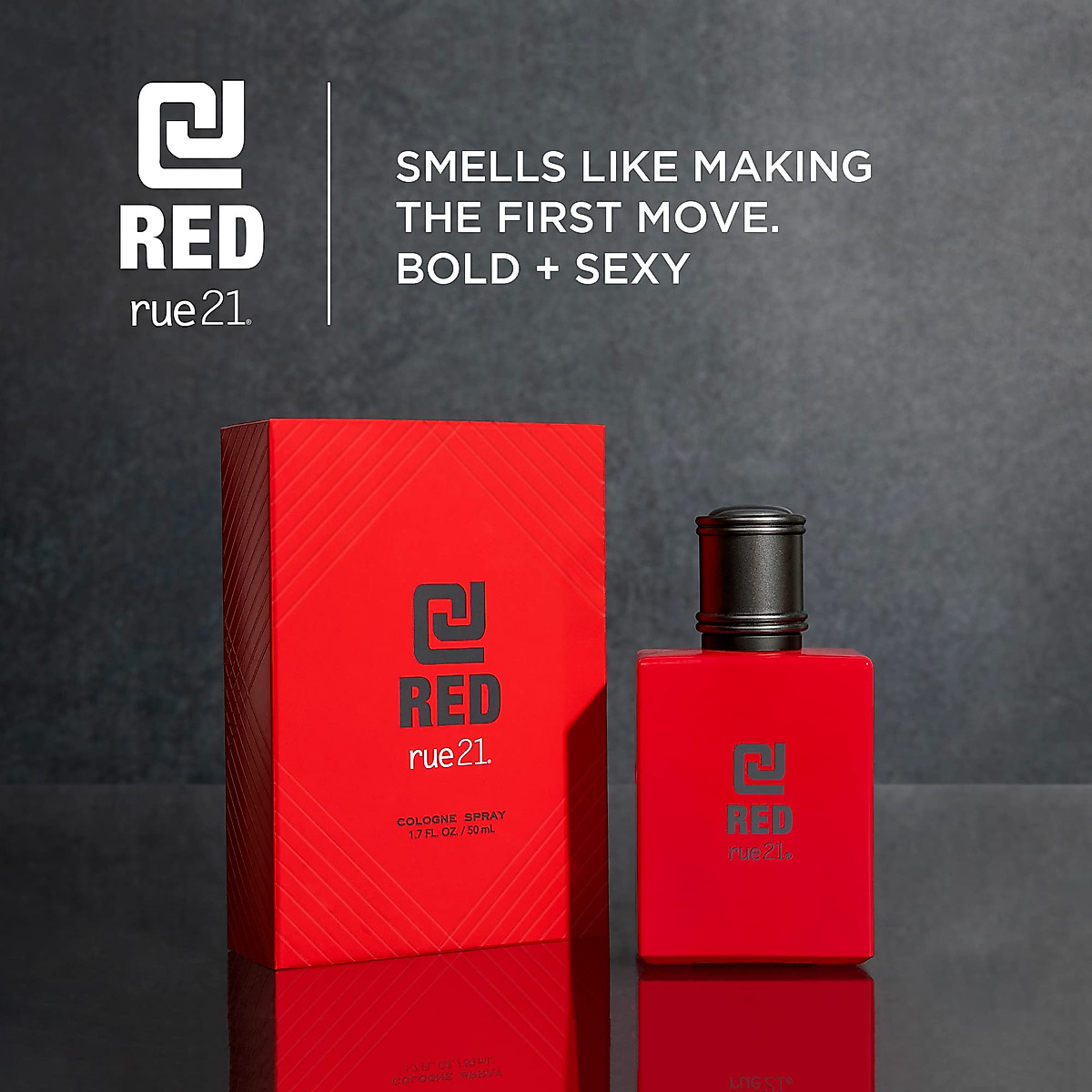 Rue 21 CJ Red Men's Cologne Spray - 1.7 fl oz (50 ml)