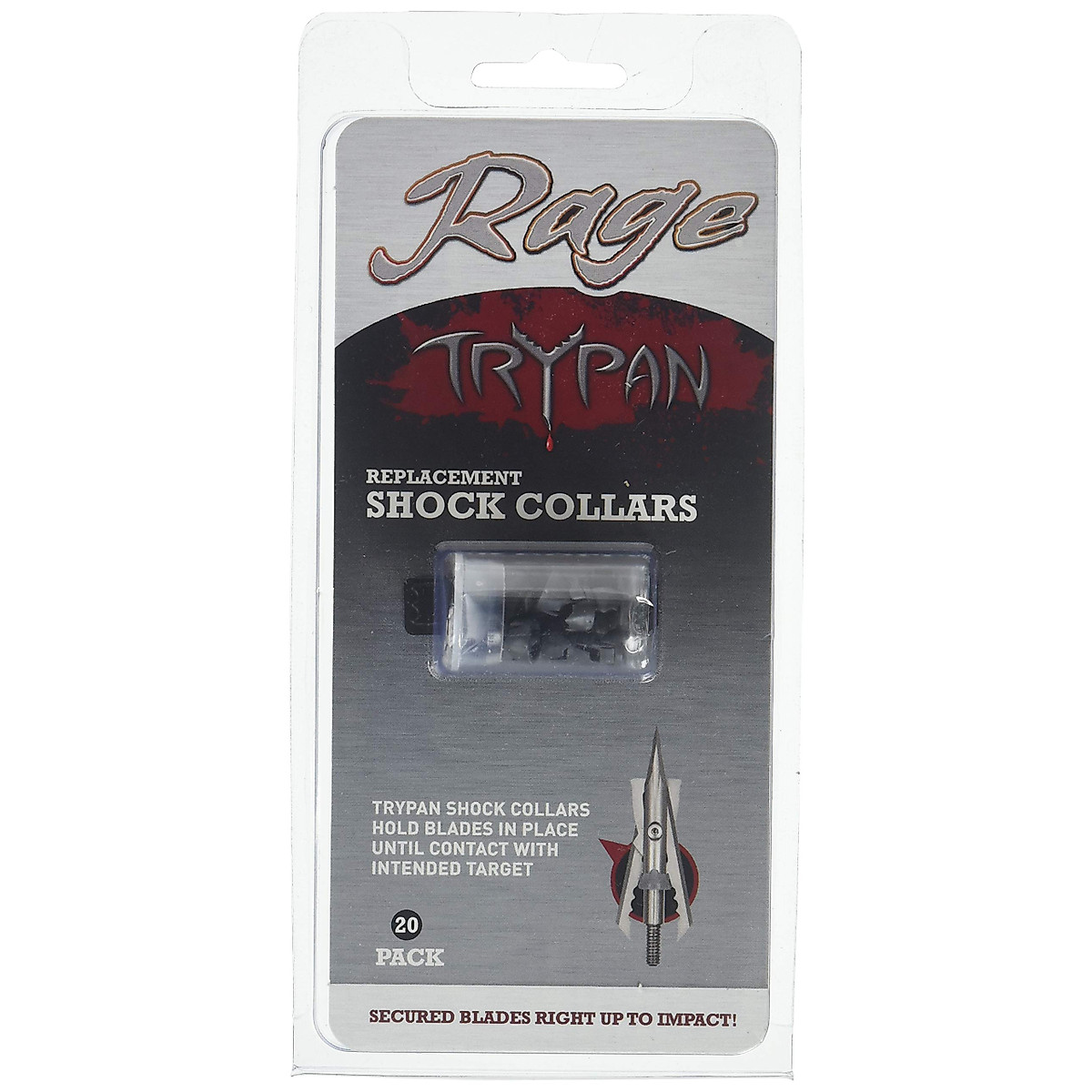 Rage Replacement Shock Collar for Rage Hypodermic Trypan - Titanium construction 2" Cut