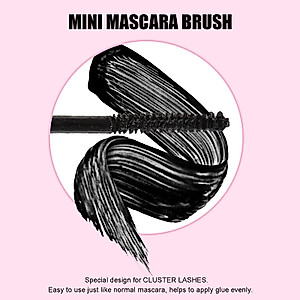 BARCHID Eyelash Glue, Lashes Glue Waterproof Eyelash Glue Super Strong Hold False Eyelash Glue Suitable for Sensitive Eyes, White(Dries Clear) 0.176 oz