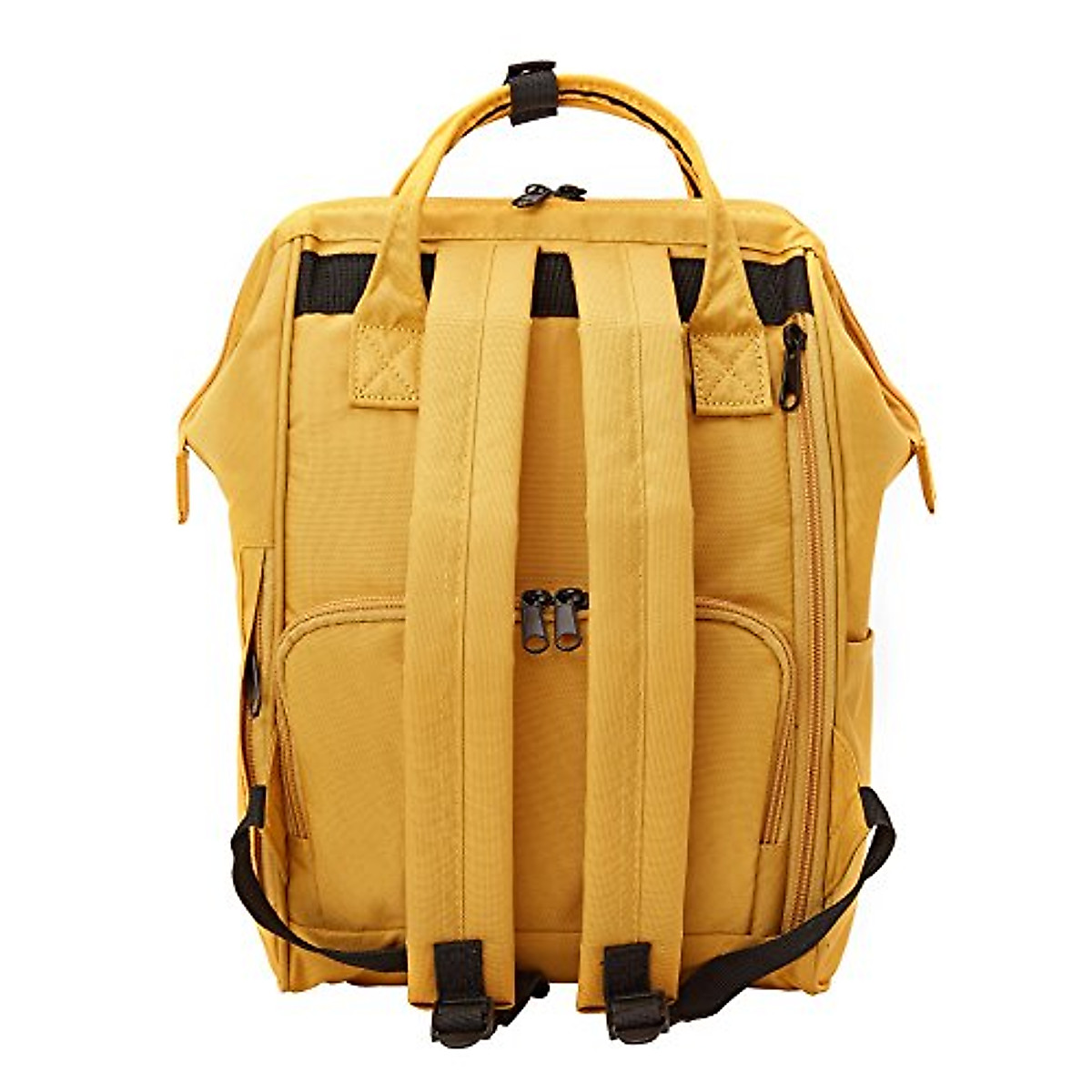 Kah&Kee Polyester Travel Backpack Functional Anti-theft School Laptop for Women Men (Yellow, Large)