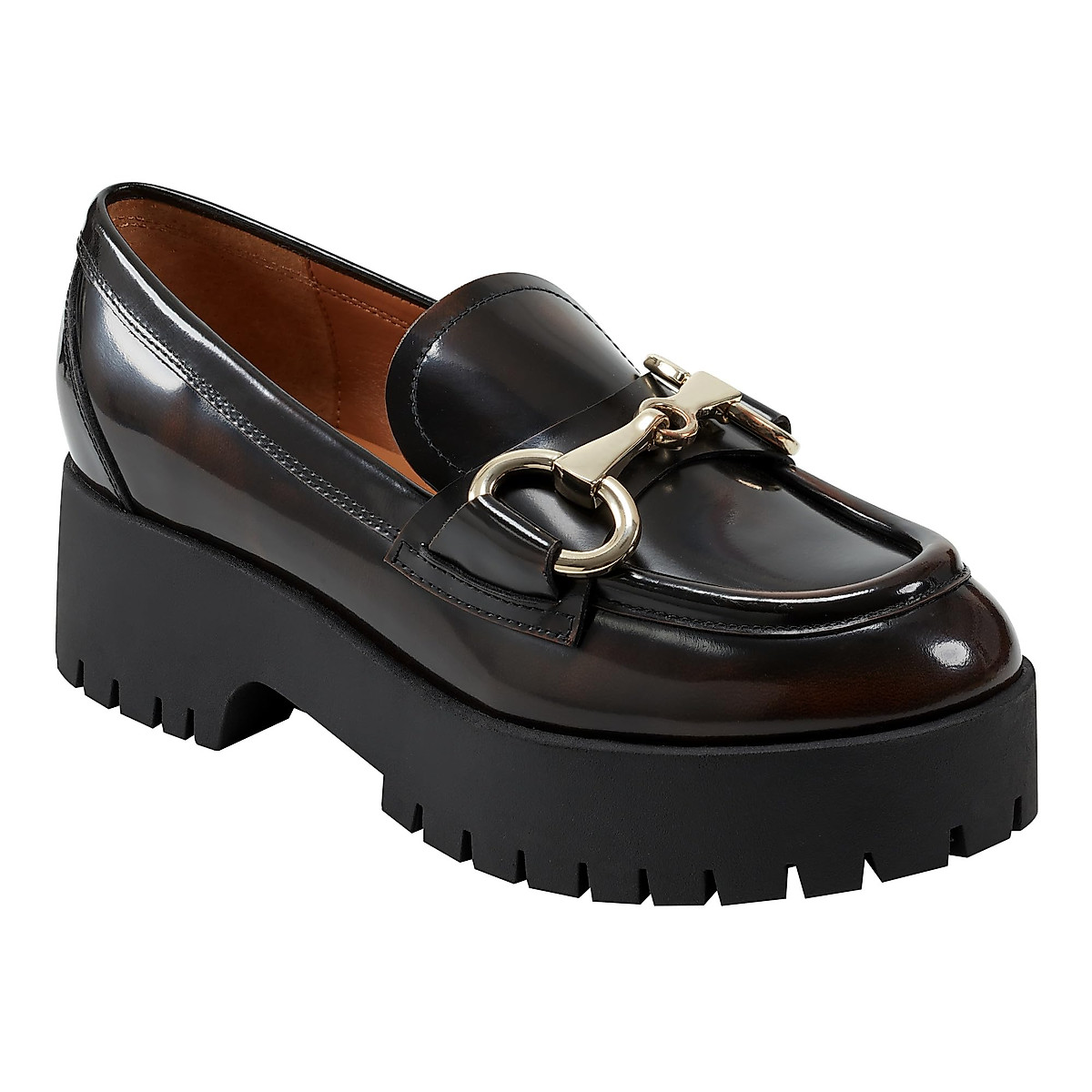 Marc Fisher LTD Women's Wilmer Loafer, Brown 200, 8