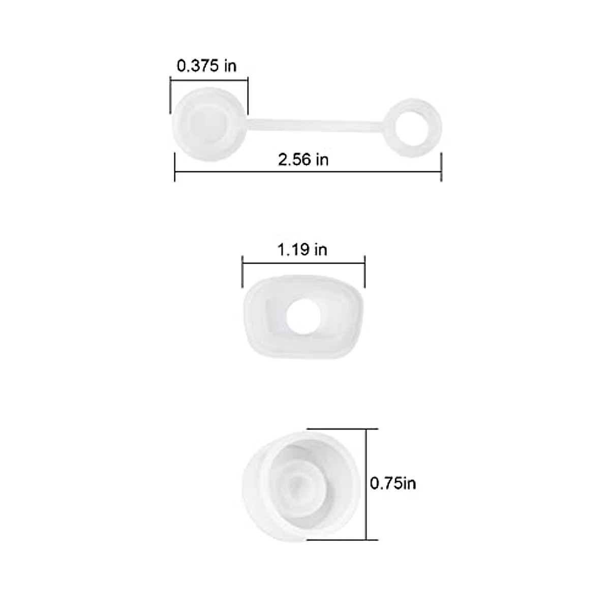 Straw Cover Spill Stopper Compatible with Stanley Cup 40 oz 30 oz Quencher H1.0, 2 Silicone Straw Cover Cap, 4 Leak Sproof Stopper for Stanley Tumbler Accessories