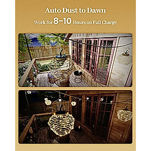 86 LEDs Solar Lights Outdoor Hanging Lantern, JACKYLED Waterproof Apple-Shaped Solar Powered Dusk to Dawn Outdoor Decorative Lighting for Garden, Palm Trees, Sidewalk, Pathway (2 Pack)