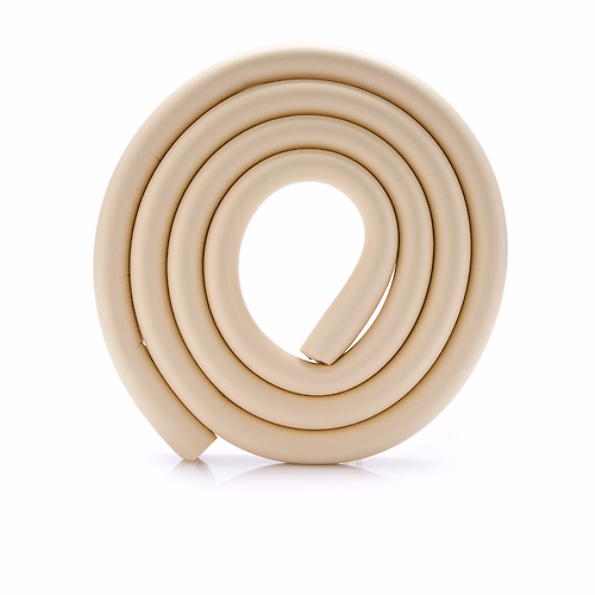 Beige 2x2 Meters (13 FT) U Shape Glass Table Edge Protectors Premium High Density Foam Baby Safety Bumper Guard Foam Strip