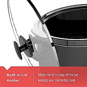 BLACK+DECKER 7-Quart Digital Slow Cooker with Chalkboard Surface, Slate, SCD4007