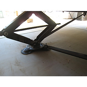 SteadyFast Stabilizer for 5th Wheels, Travel, and Camper Trailers Without Auto Leveling - 2 Foot Plates- Item A