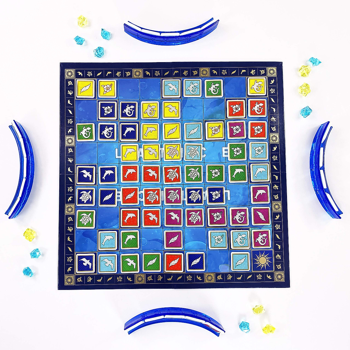 Latice Hawaii Strategy Board Game - The Multi-Award-Winning Smart New Family Board Game For 2 Players, Intelligent Fun for Creative People.