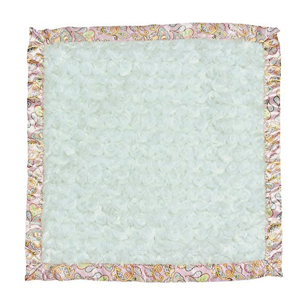 Bearington Baby Small Swirly Security Blankie, 16" x 16"